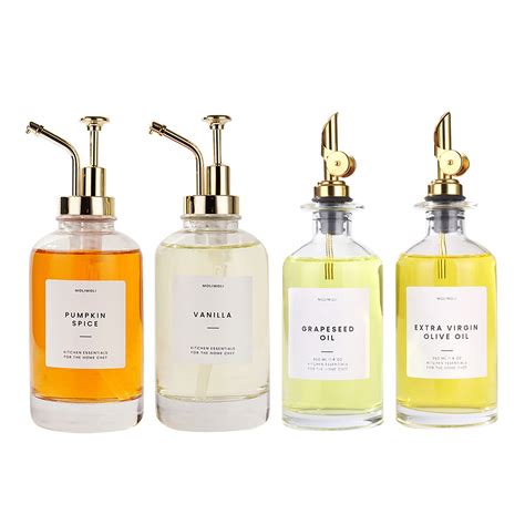 Molimoli Coffee Syrup Dispenser For Coffee Bar Olive Oil Dispenser Bottle Glass