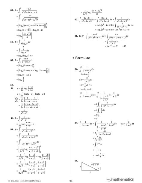 Nsw Year 12 Maths Extension 2 Integration Class Mathematics