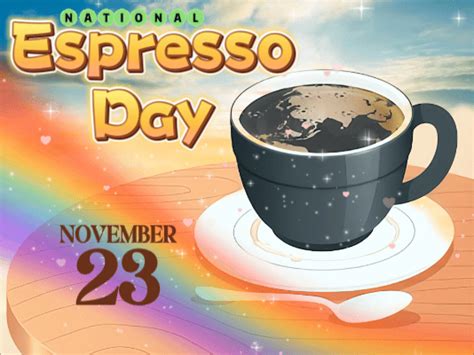November 23 Is Espresso Day Free National Espresso Day Ecards 123