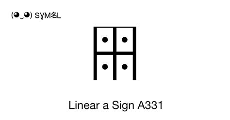 Linear A Sign A331 Symbol Meaning Copy And Paste Unicode Character