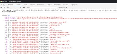 Get List Of Microsoft Azure Ad Group Names Using Msal Library In Angular 8 Stack Overflow