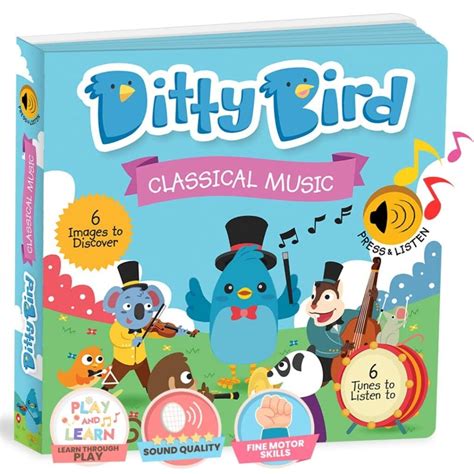 Ditty Bird Classical Music Mi Primer Libro De Sonidos Interactivo Con