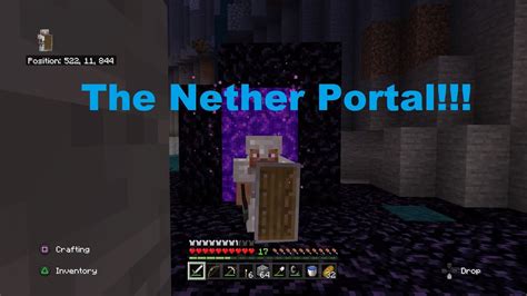 The Nether Portal Quest To Beat The Ender Dragon Episode Youtube