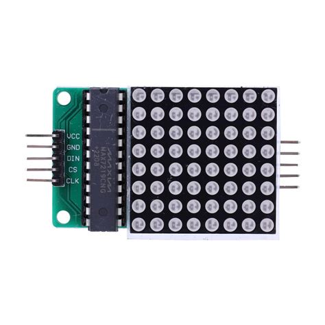 Módulo Max7219 Dot Led Matrix Mcu Control 8x8 Salida Entrada Cátodo