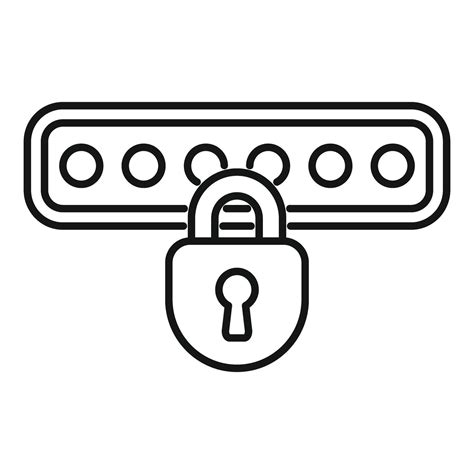 Padlock Protecting Password Showing Online Security And Privacy
