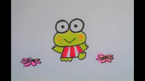 How To Draw And Color Keroppi Hello Kitty Friends Youtube
