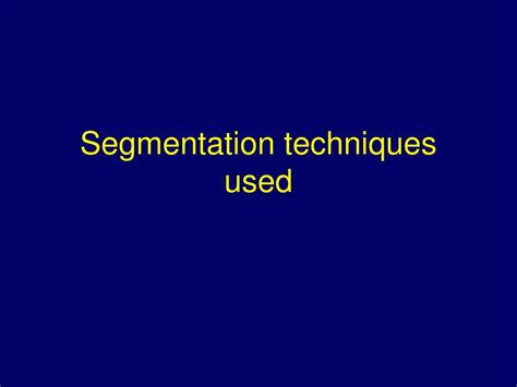 Ppt Segmentation Of Brain Tissues On Mr Images Using Data Driven Techniques Powerpoint