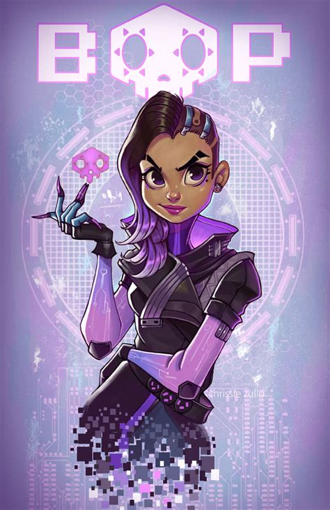 Sombra By Chrissiezullo On Deviantart Overwatch Drawings Overwatch