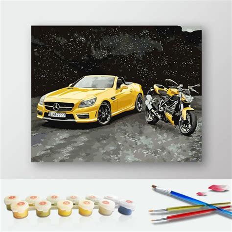 Sport Auto Bilder Malen Nach Zahlen Modernes DIY Ölgemälde Acryl