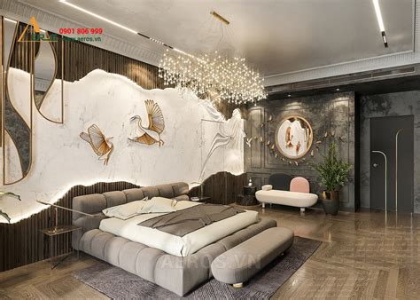 Thiết Kế Phòng Ngủ Đẹp Nội Thất Cao Cấp Hiện Đại Aeros