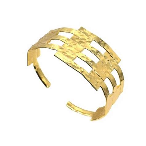 Party Wear Golden Brass Cuff Bangle At ₹ 245piece In Jaipur Id