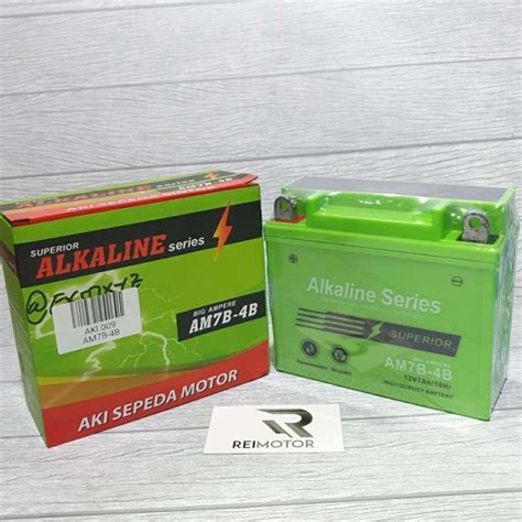 Jual AKI ALKALINE BIG AMPERE AM7B 4B 12V7Ah 10Hr TIGER SCORPIO Di