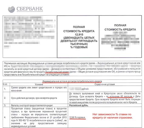 Как вернуть страховку в Сбербанке Шаг 1 изучение кредитного договора
