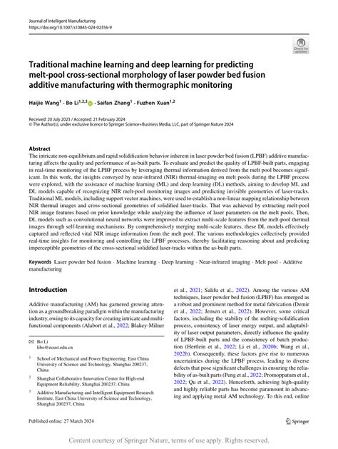 Traditional Machine Learning And Deep Learning For Predicting Melt Pool Cross Sectional