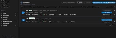 Edge Agent Remote Update Errors Pulling Portaineragent 2180
