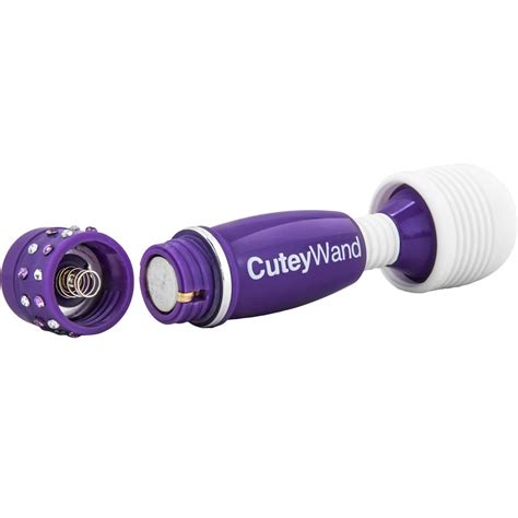 Blush Play With Me Cutey Wand Vibrating Micro Massager 4 Purple