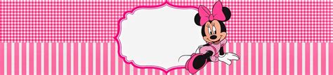 Minnie Pink Squares Free Printable Candy Bar Labels Artofit