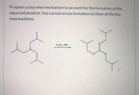 Solved Propose a step wise mechanism to account for the | Chegg.com