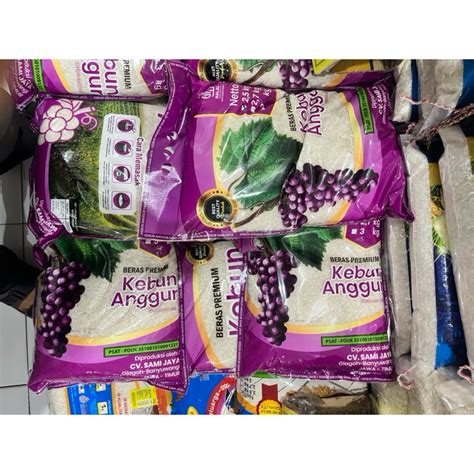 Jual Beras Kebun Anggur 25kg Shopee Indonesia