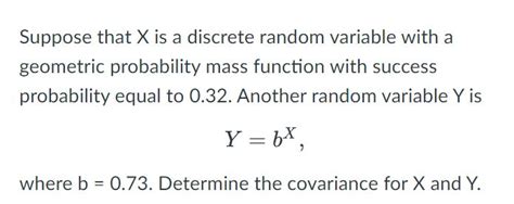 solved suppose that x is a discrete random variable with a