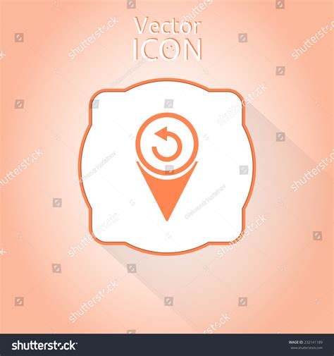 Map Pointer Reversal Roadsign Made In Vector Royalty Free Stock