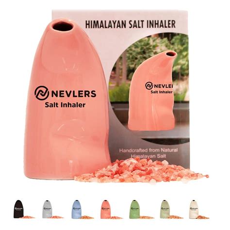 Nevlers Easy To Use Ceramic Himalayan Salt Inhaler Natural Salt