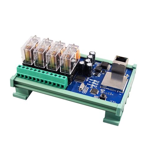 Huaqingjun RJ45 Inputs And Outputs Modules Modbus TCP 4 Channel