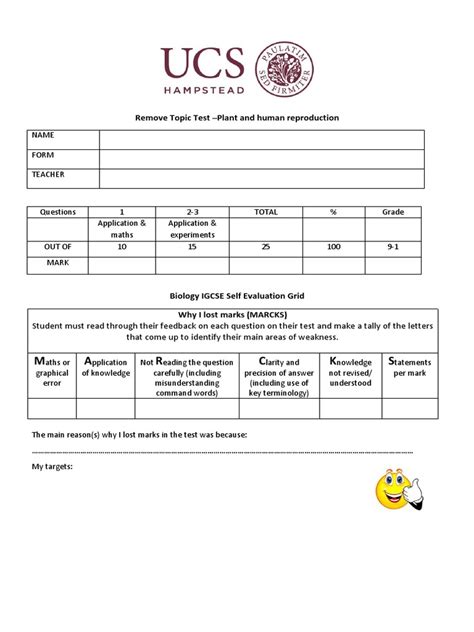 M A R C K S Remove Topic Test Plant And Human Reproduction Pdf Germination Sperm