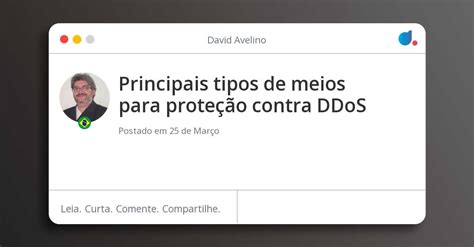 Principais Tipos De Meios Para Proteção Contra Ddos