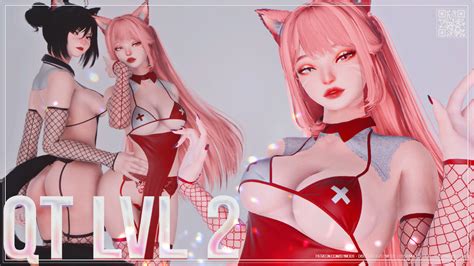 Qt Level 2 Bikini Top And Nun Attire W Gloves