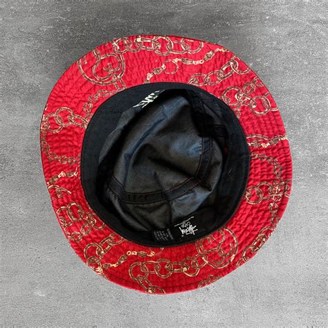 2000s Stussy Chain Link Bucket Hat Ametora
