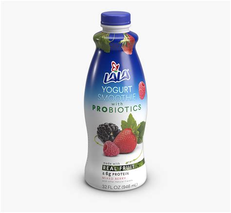 Lala Yogurt Smoothie Probiotic Hd Png Download Kindpng