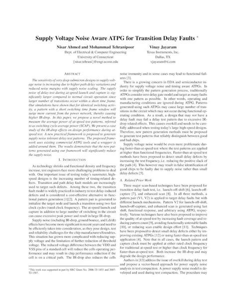 Pdf Low Power Atpg For Path Delay Faults Dokumentips