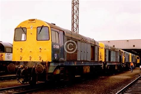 Colour Railway Photograph Of Class 20 20096 At Toton On 26051991 £1