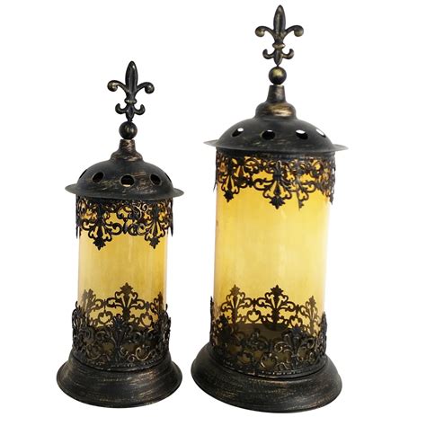 유리 캔들 홀더 촛대 홀더 골동품 황동 철 금속 자료 유리 봉헌 홀더 캔들 홀더 랜턴 장식촛대 Aliexpress