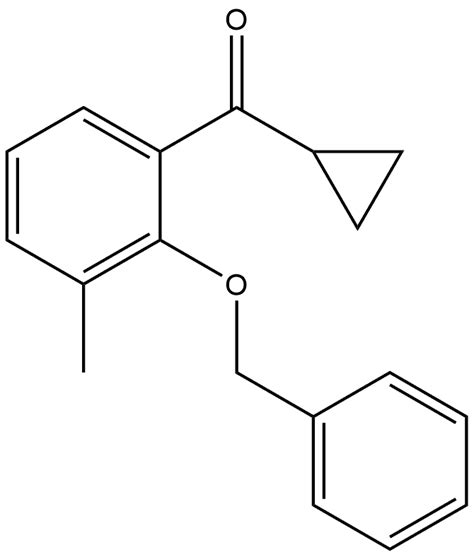 2 Benzyloxy 3 Methylphenylcyclopropylmethanone 3002519 17 4