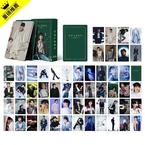 【bts】 Jungkook 田柾國 單人solo 專輯golden 美圖 Lomo卡 收藏自製小卡 明星週邊 交換禮物 蝦皮購物