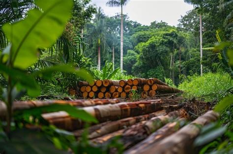 Analyze Deforestation Impacts Ar Generative Ai Premium Ai Generated Image