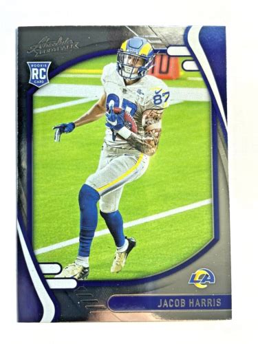 Rookie Card Jacob Harris Los Angeles Rams 2021 Panini Absolute Football