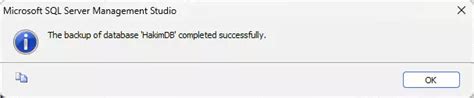 تهیه بکاپ از دیتابیس در sql server نرم افزار حسابداری کوثر حساب
