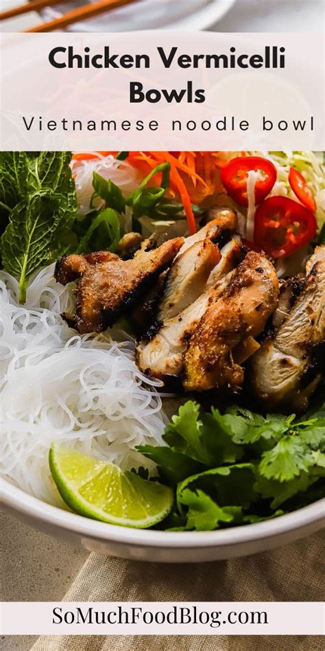 Chicken Vermicelli Bowls Receita Em 2024