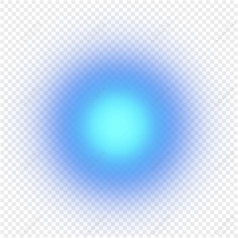 파란색 구체 안개 깜박임 특수 효과 일러스트구배스트로브 Png 일러스트 무료 다운로드 Lovepik