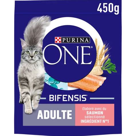 LOT DE PURINA ONE Croquettes Pour Chat Adulte Au Saumon Sac De G EUR PicClick FR