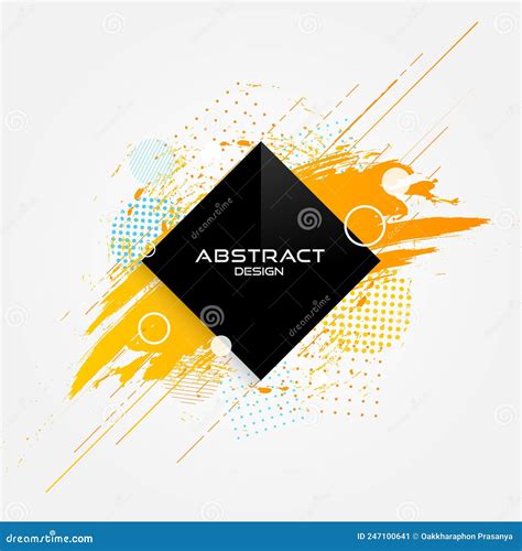 Abstract Grunge Modern Border Frame Design Background Vector Illustratoin Cartoondealer