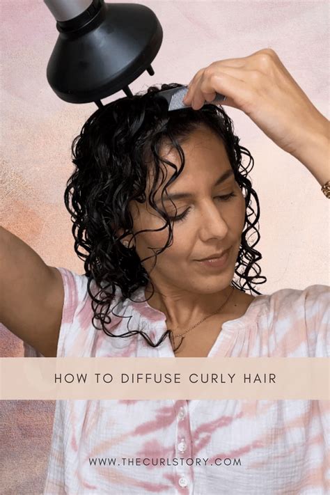 How To Diffuse Curly Hair 5 Techniques To Try • The Curl Story