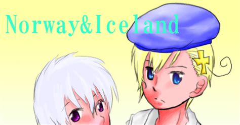 Aph 【ヘタリア】アイス君とノル君 Huyukiのイラスト Pixiv
