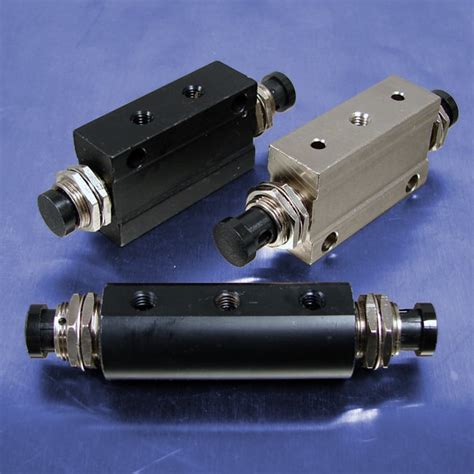 Double Push Button 10 32 F 4 Way Valves Double Push Button 10 32 F 4 Way Valves Pneumadyne