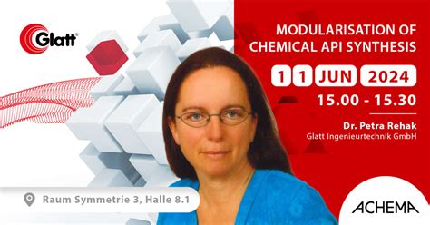 Modularisation Of Chemical Api Synthesis Achema 2024