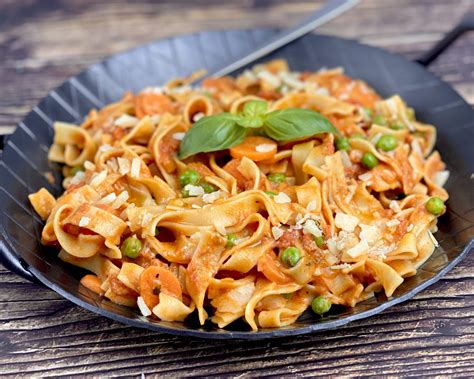 Bandnudeln Mit Erbsen Und Möhren Zu Faul Zum Kochen