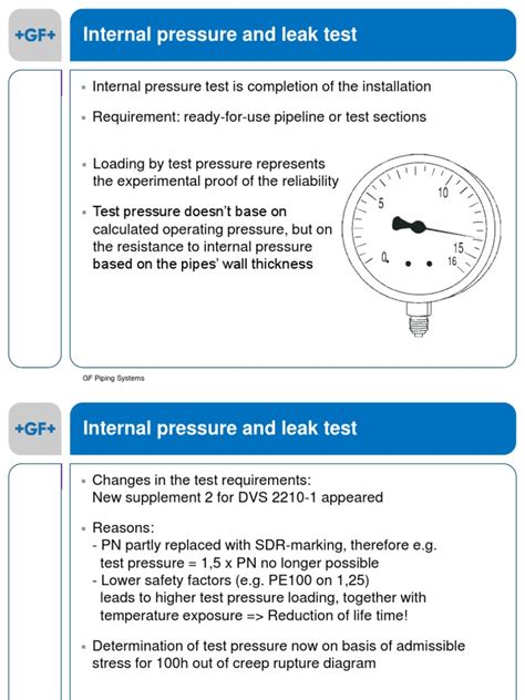 Hdpe Pipe Presentation Pressuretest Procedure Pdf Pdf Pipe Fluid